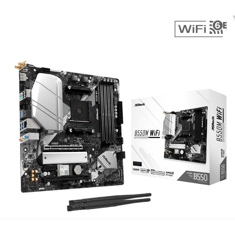 Mainboard Asrock B550m wifi- (B550m Pro 4 wifi)New imported box ...