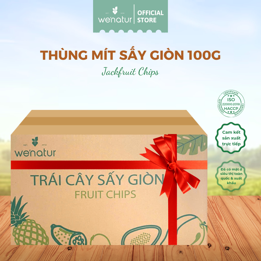 [GIVEAWAY] We'natur sugar-free dried jackfruit box 100g (40 packs ...