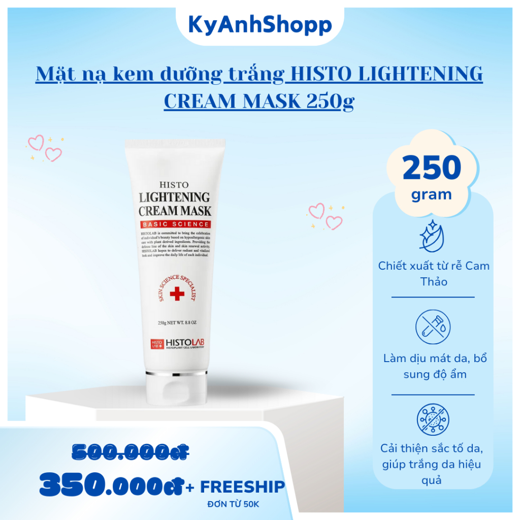 Histo LIGHTENING CREAM MASK 250g | Shopee Singapore