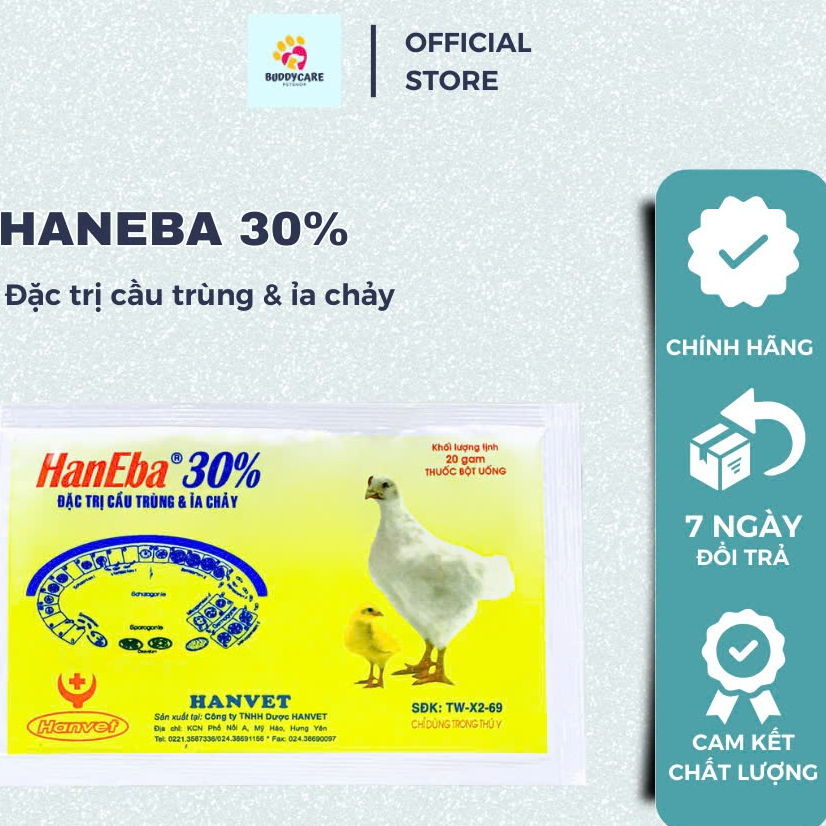 Haneba 30% HANVET (20gr Package) - Specializing in Coccidiosis ...