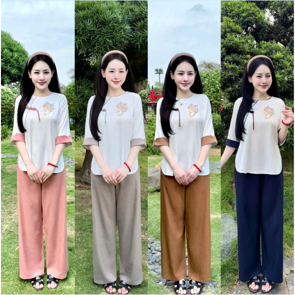 Dharma clothes for going to the temple, elegant and luxurious set for ...