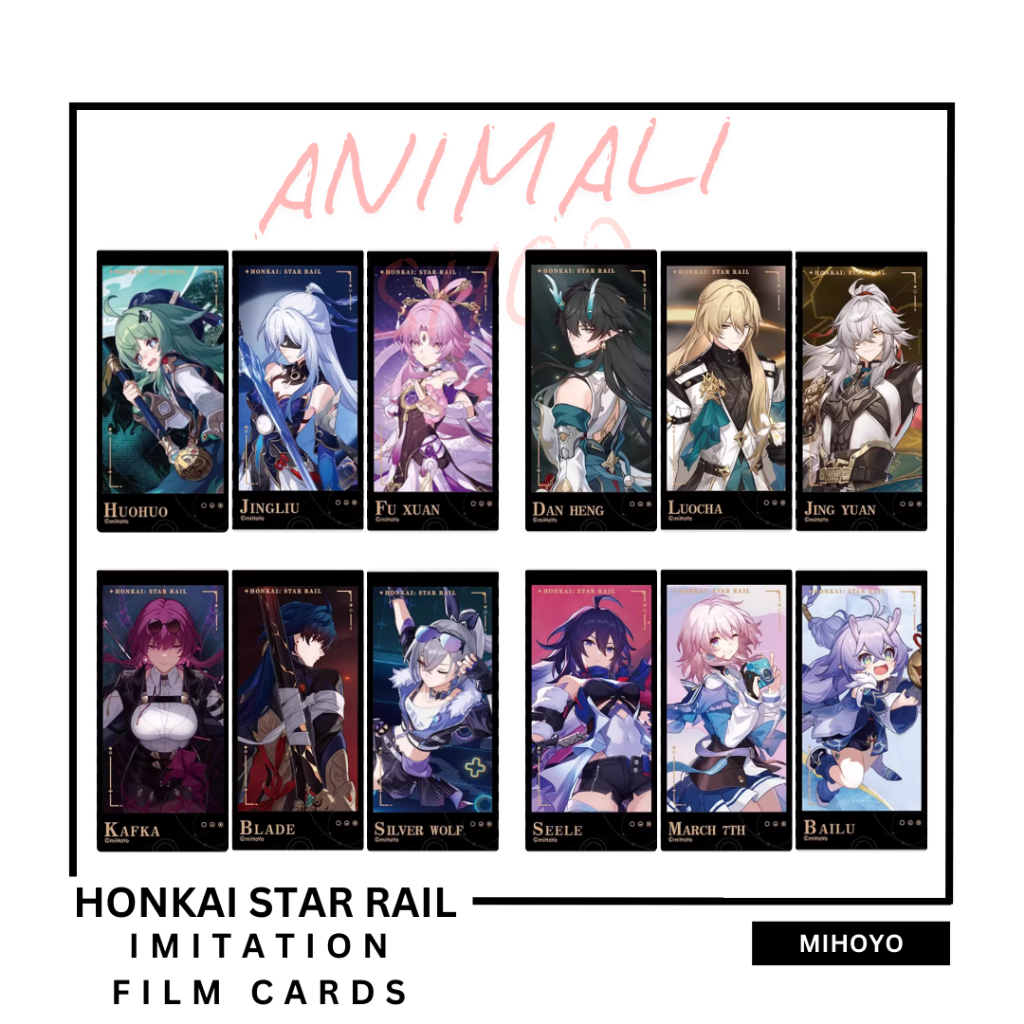 [Genuine][miHoYo/Honkai Impact 3rd] Film Cards Star Rail: Star Invitation Series Imitation ...