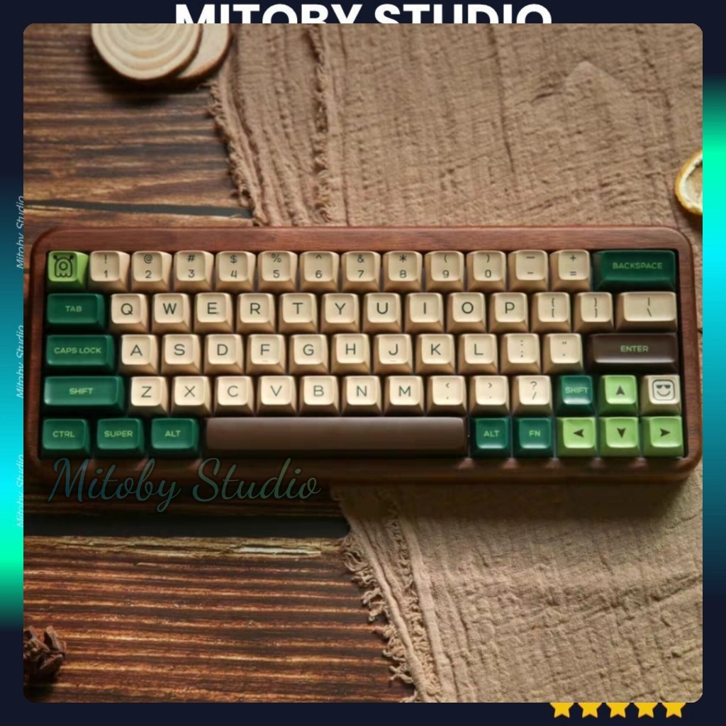 Keycap Yoda Green QXA profile Mitoby Studio Keycap SA Smile PBT ...