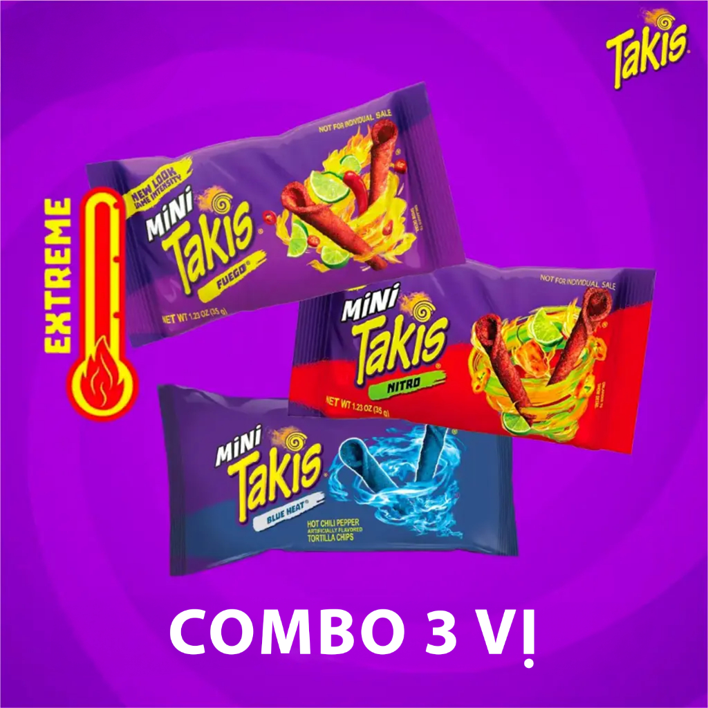 [Size 35g] Famous Takis snack chips from the US, spicy Fuego, Nitro ...