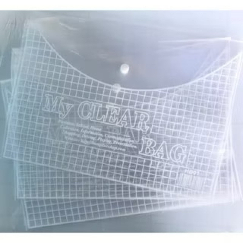 Combo of 20 thin A4 size clear bags | Shopee Singapore