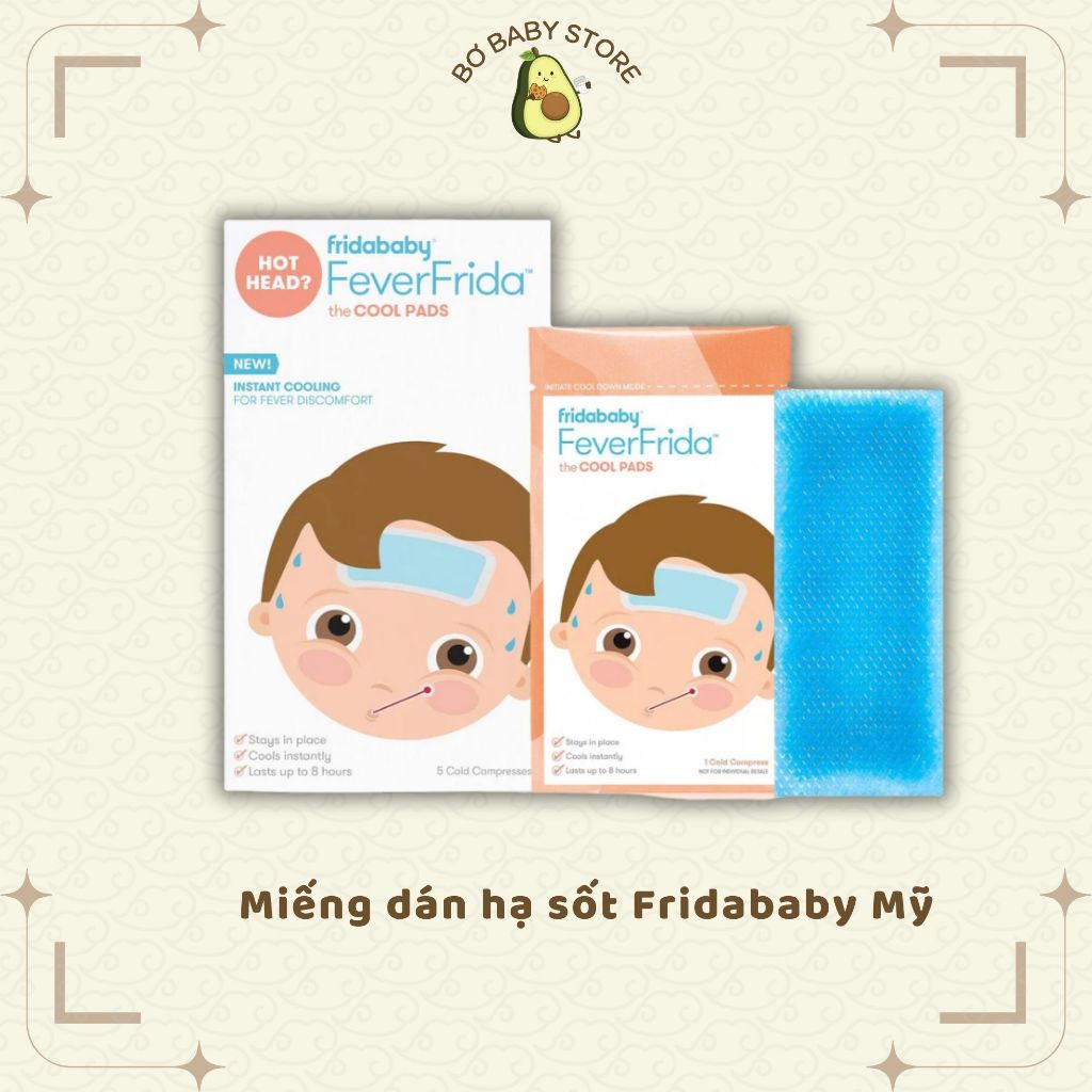 Feverfrida Frida Baby USA fever-reducing and heat-reducing patches, box ...