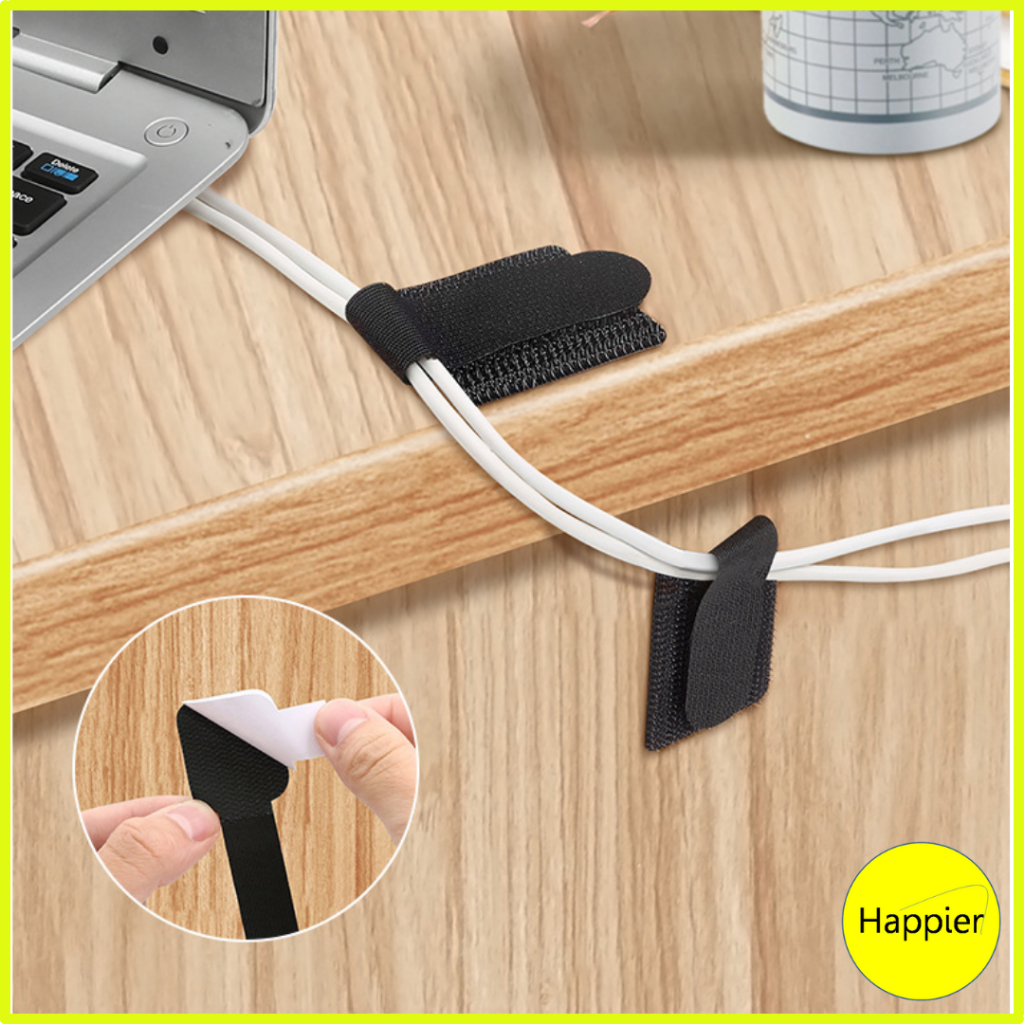 Vecto Electrical Wire Fixing Cable Ties with 3M Adhesive | Shopee Singapore