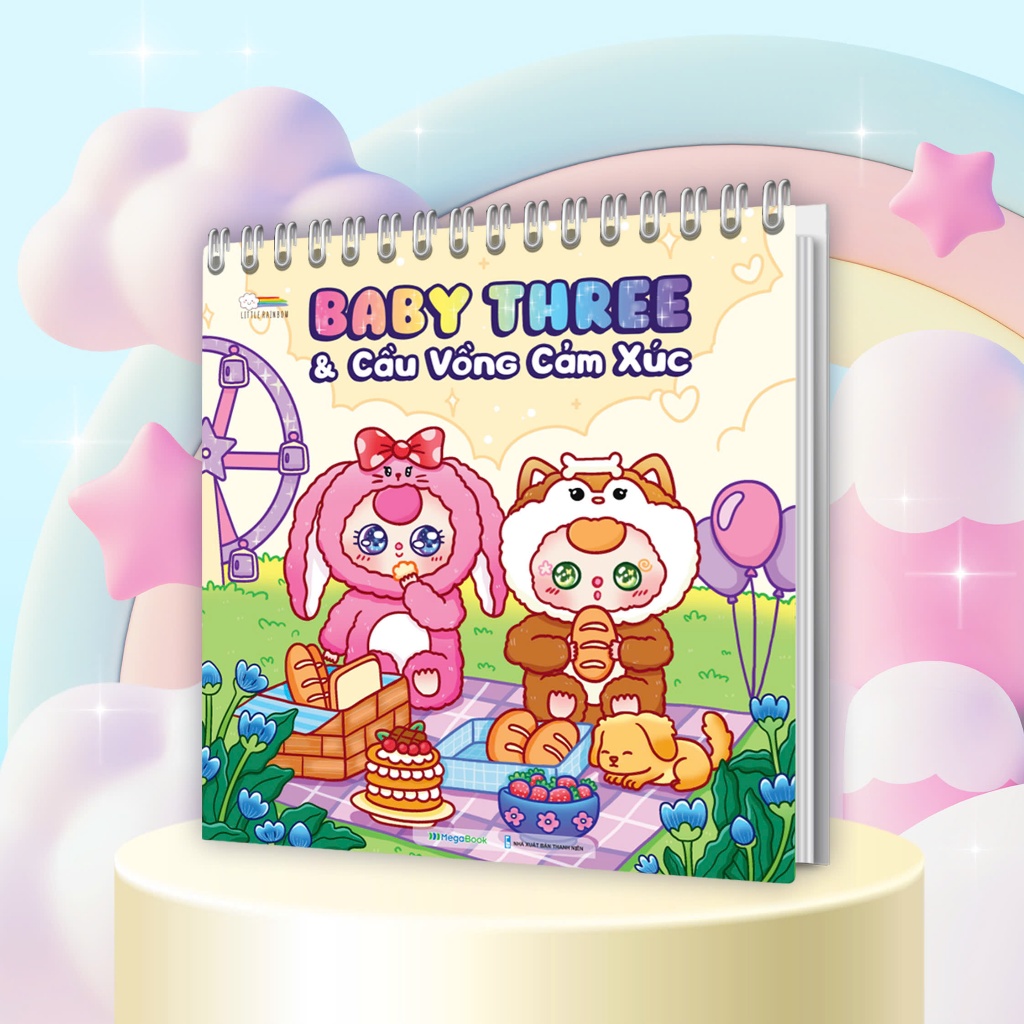 Baby Three Coloring Book & Rainbow of Emotions | Shopee Singapore