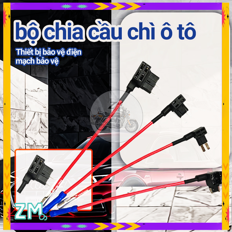 Fuse splitter wire, fuse splitter jack for cars and motorbikes | Shopee ...
