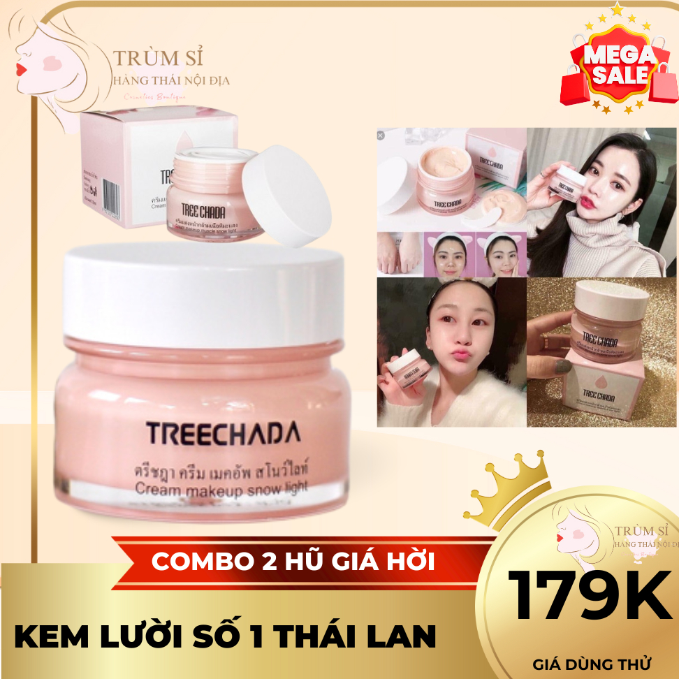 Tree CHADA Thailand Makeup Foundation for tone enhancement, whitening ...