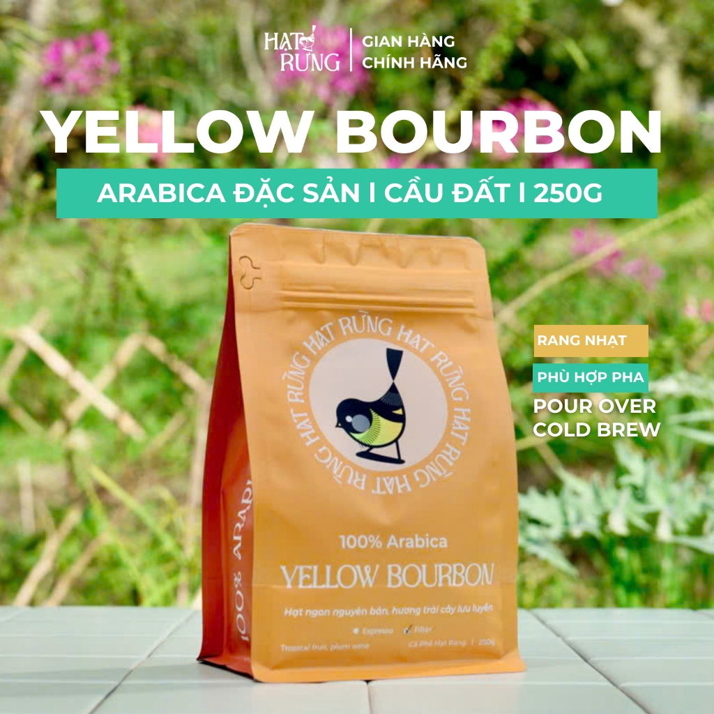 100% YELLOW BOURBON Arabica roasted specialty coffee, light roasted ...