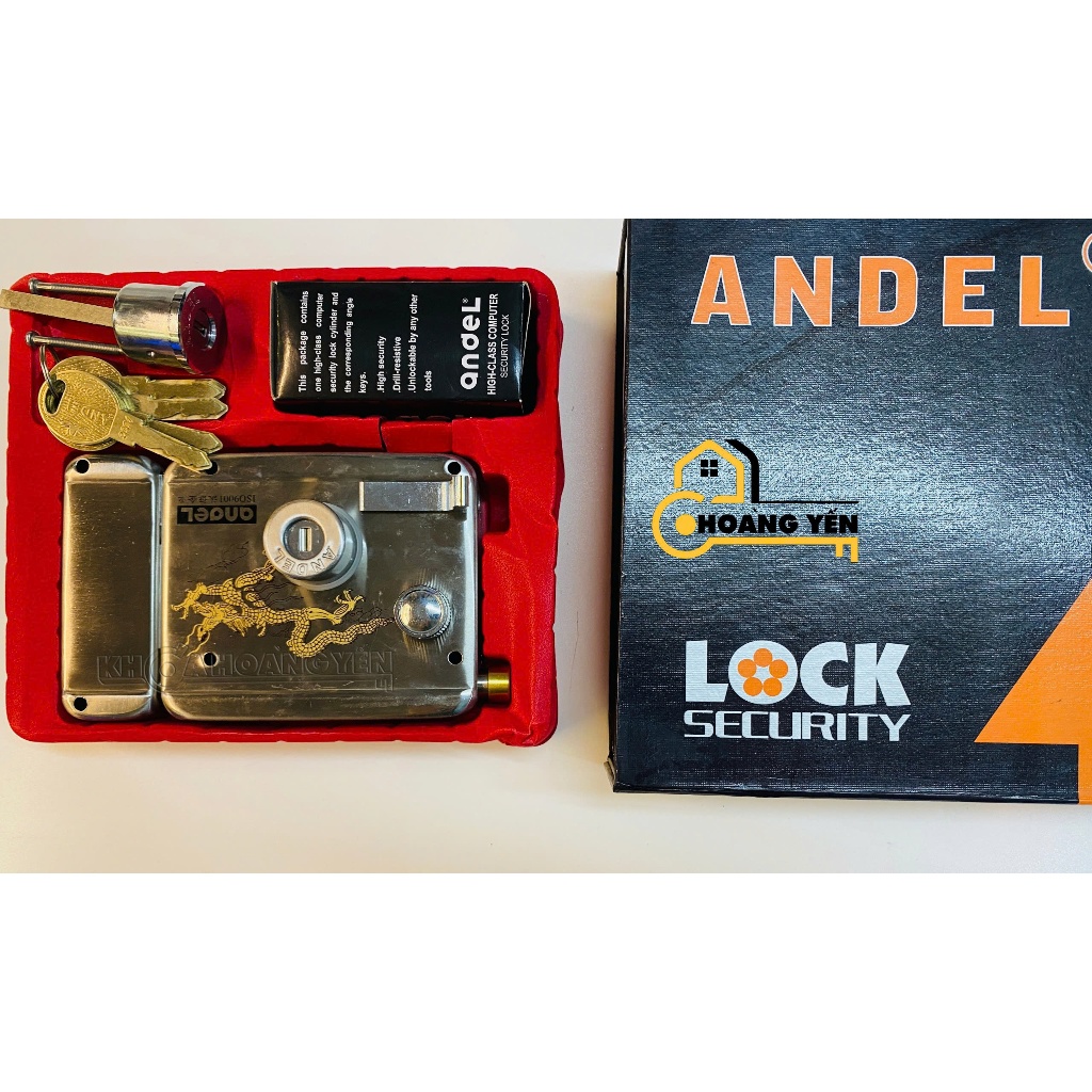 Andel dragon iron gate lock, anti-rust 304 stainless steel outdoor gate ...