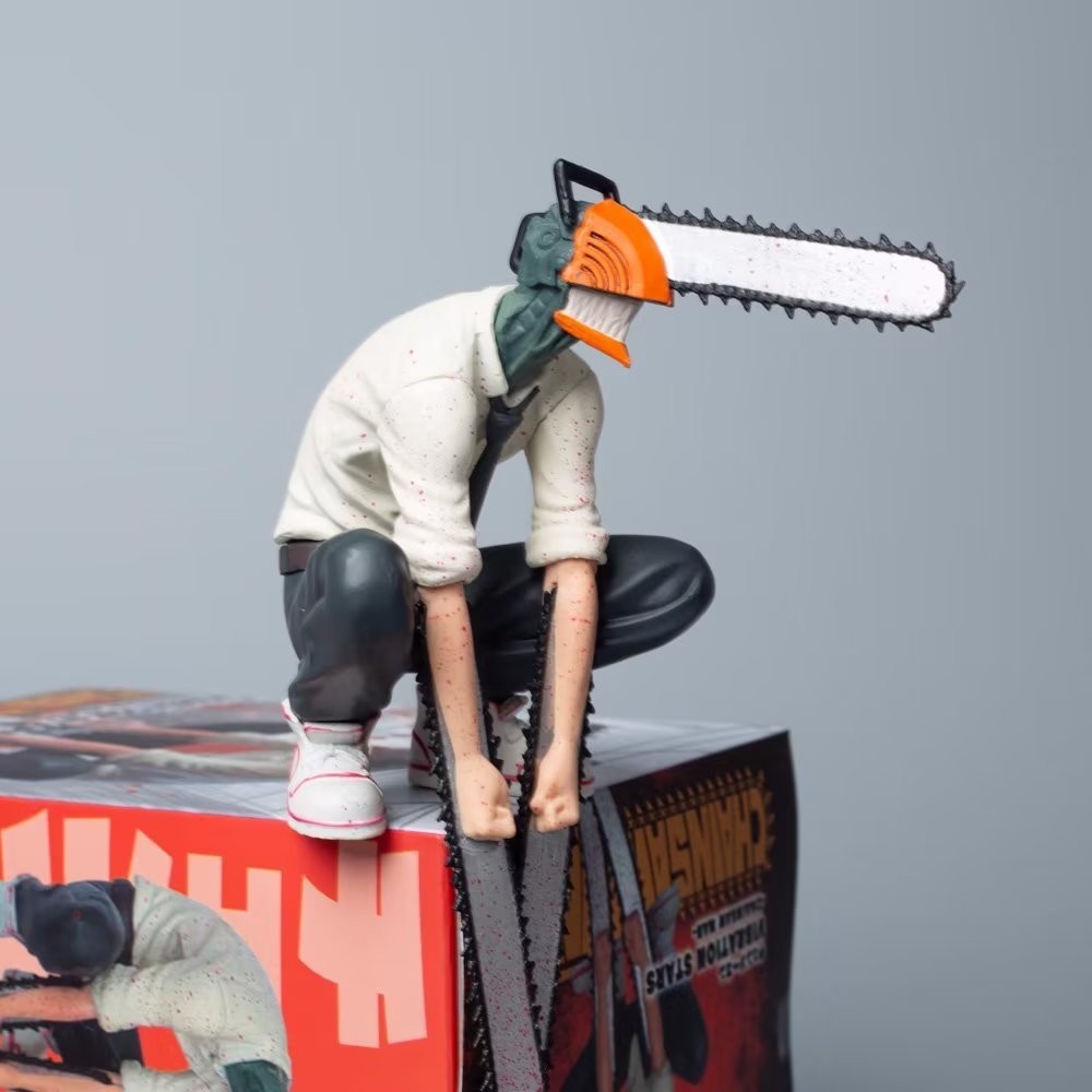 Chainsaw man Model - Denji character turns into a super cool sitting ...
