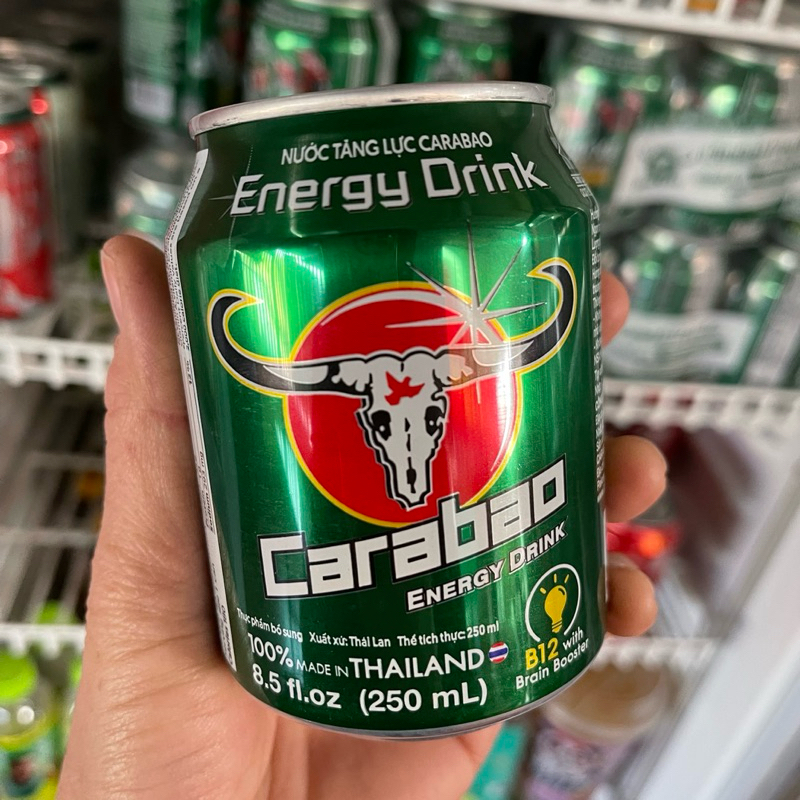 Carabao Thai Buffalo Energy Drink 250ml (Box of 24 cans) | Shopee Singapore
