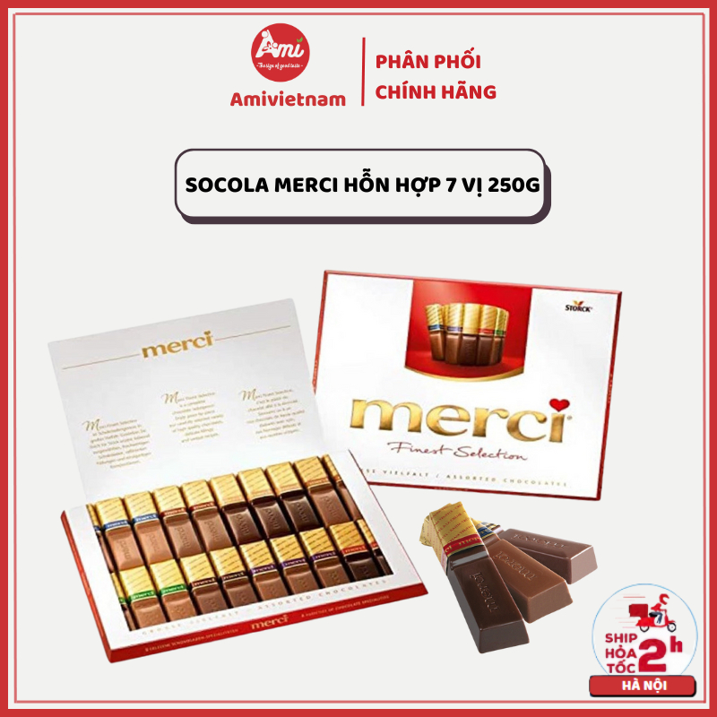 Merci Finest Selection Chocolate Many Flavors 250g - Merci Mixed ...