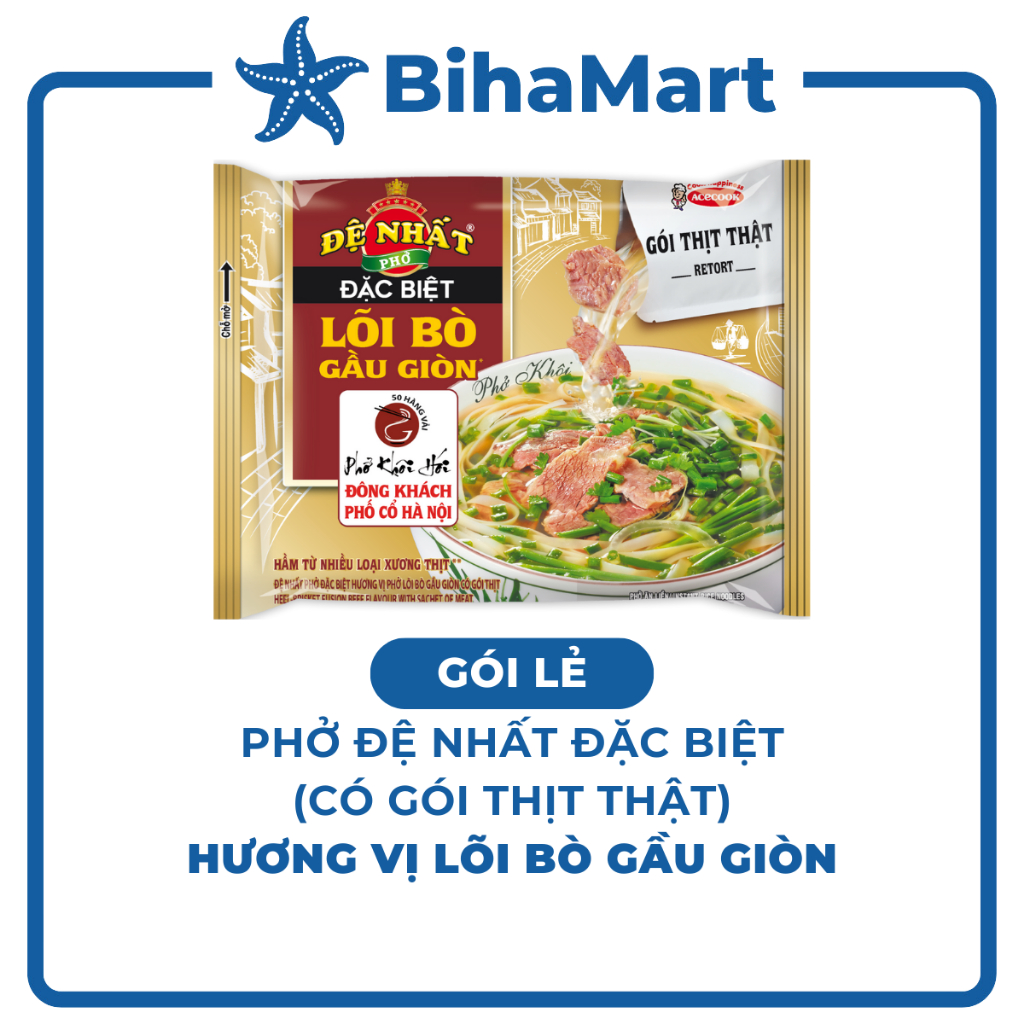 [RETAIL Package]- ACECOOK - De Nhat special pho with crispy beef core ...