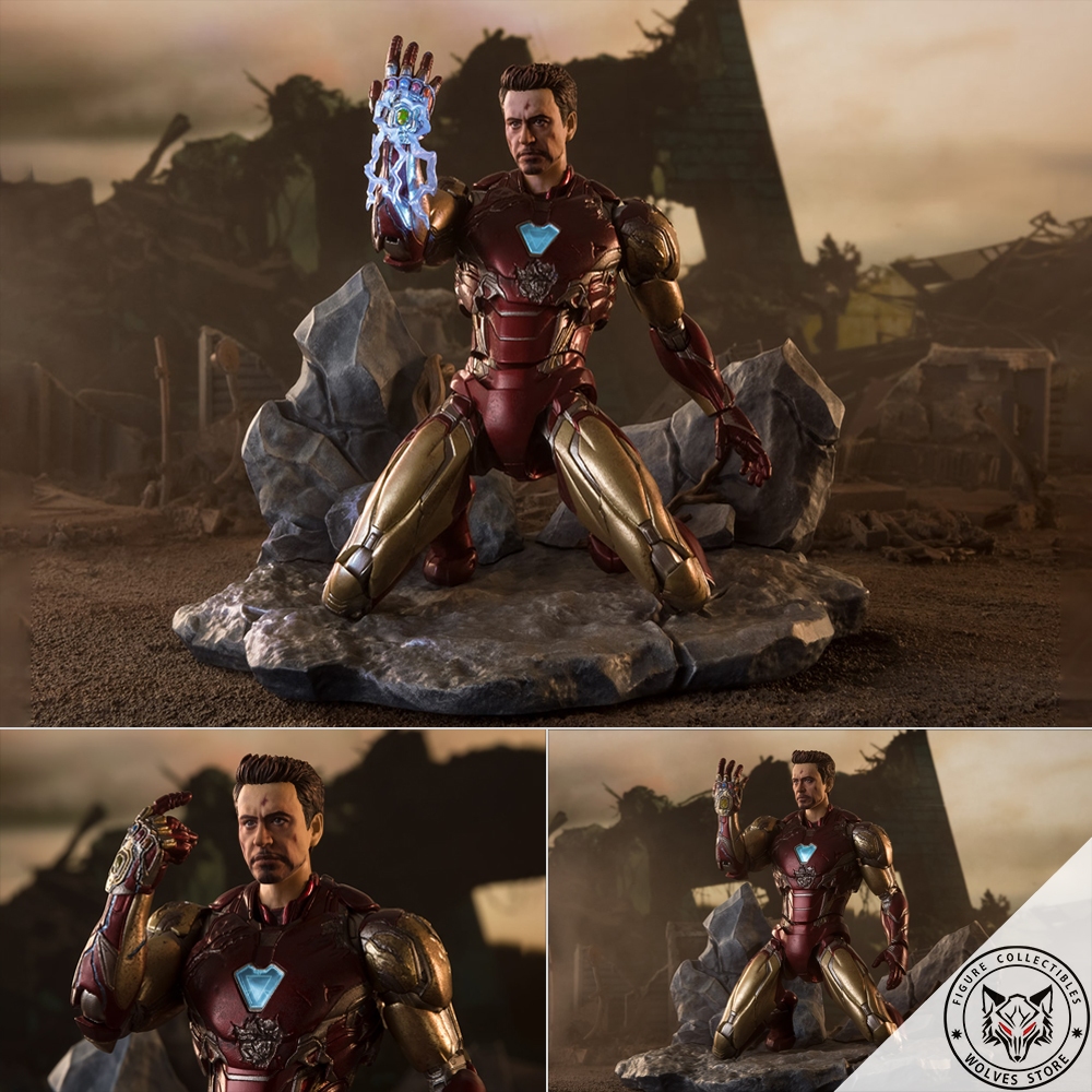 Shf Marvel Model: SHF Ironman Mk85 battle damaged (I am Ironman) | Shopee Singapore