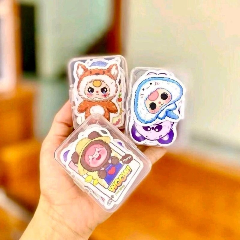 Combo of 4 waterproof Baby three sticker boxes - Box of 12 stickers ...