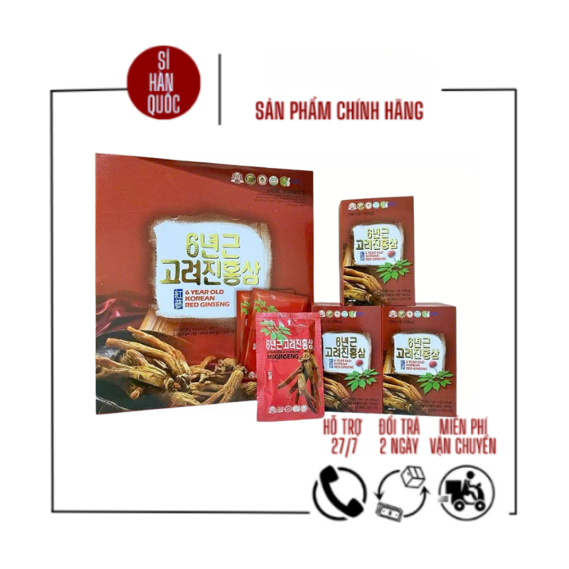 [GENUINE] Taewoong Korean Red Ginseng Water box of 30 packs X 70ml ...