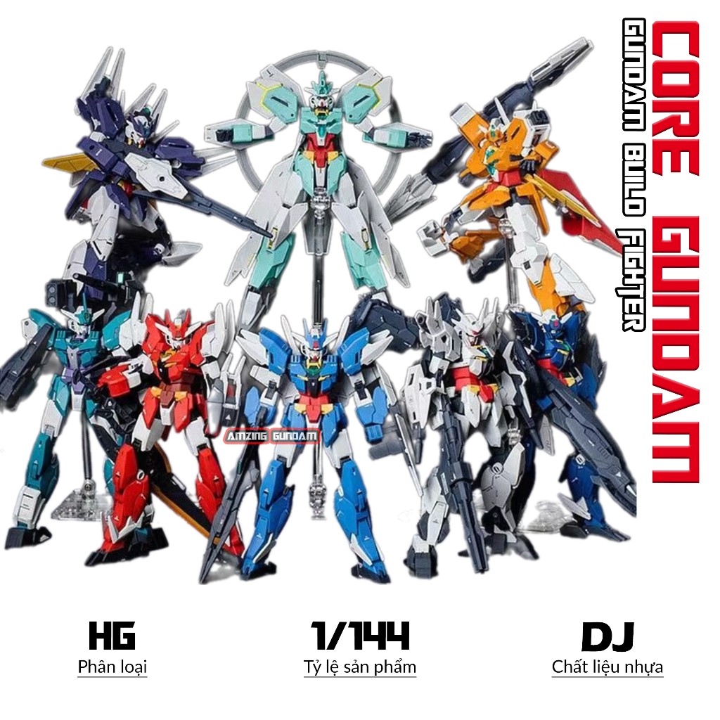 Hg Core Gundam Model & Equipment Unit, 1/144 Gunpla, Plastic Assembly ...