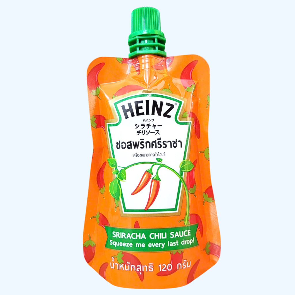 Heinz -- Screw cap Chili 120g -- SRIRACHA CHILLI Sauce MADE IN THAILAND ...