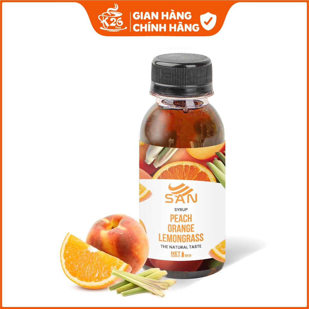 San PEACH ORANGE LEMON Syrup Small Bottle 100ml (Fragrance, Outstanding ...