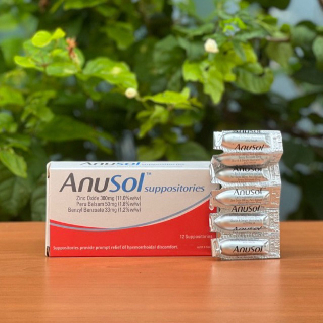 Anusol Suppositories 12 Suppositories for hemorrhoids | Shopee Singapore