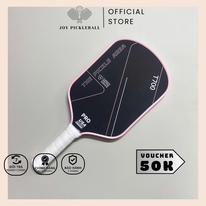 Pickleball racket T700 PRO Pickle Area, super rough carbon surface ...