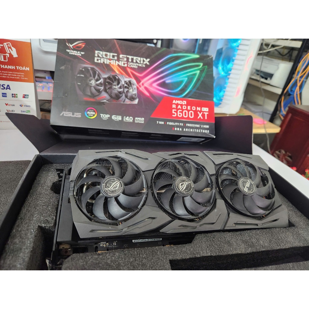 Vga ASUS ROG STRIX Radeon RX 5600 XT OC edition 6GB GDDR6 (ROG-STRIX ...