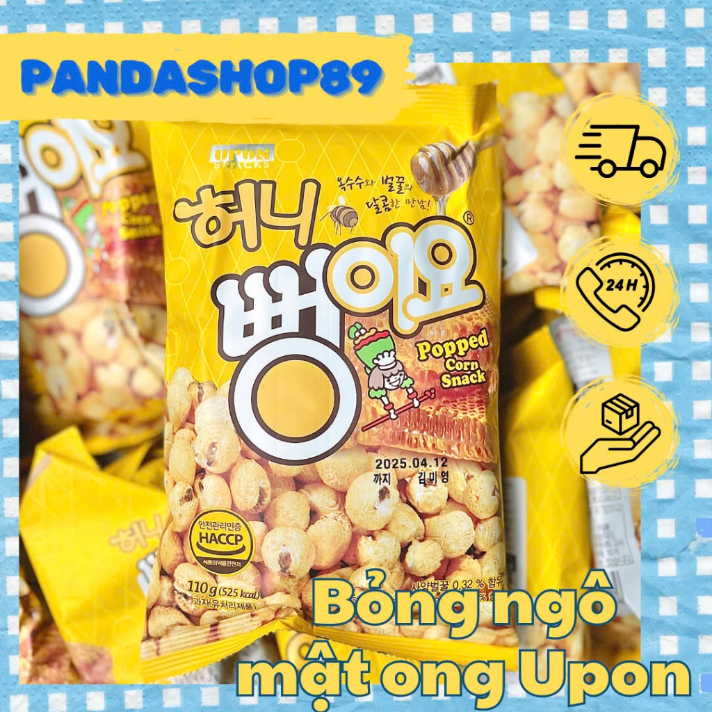 Korean Honey Popcorn, Honey Popcorn snack (110g pack) | Shopee Singapore