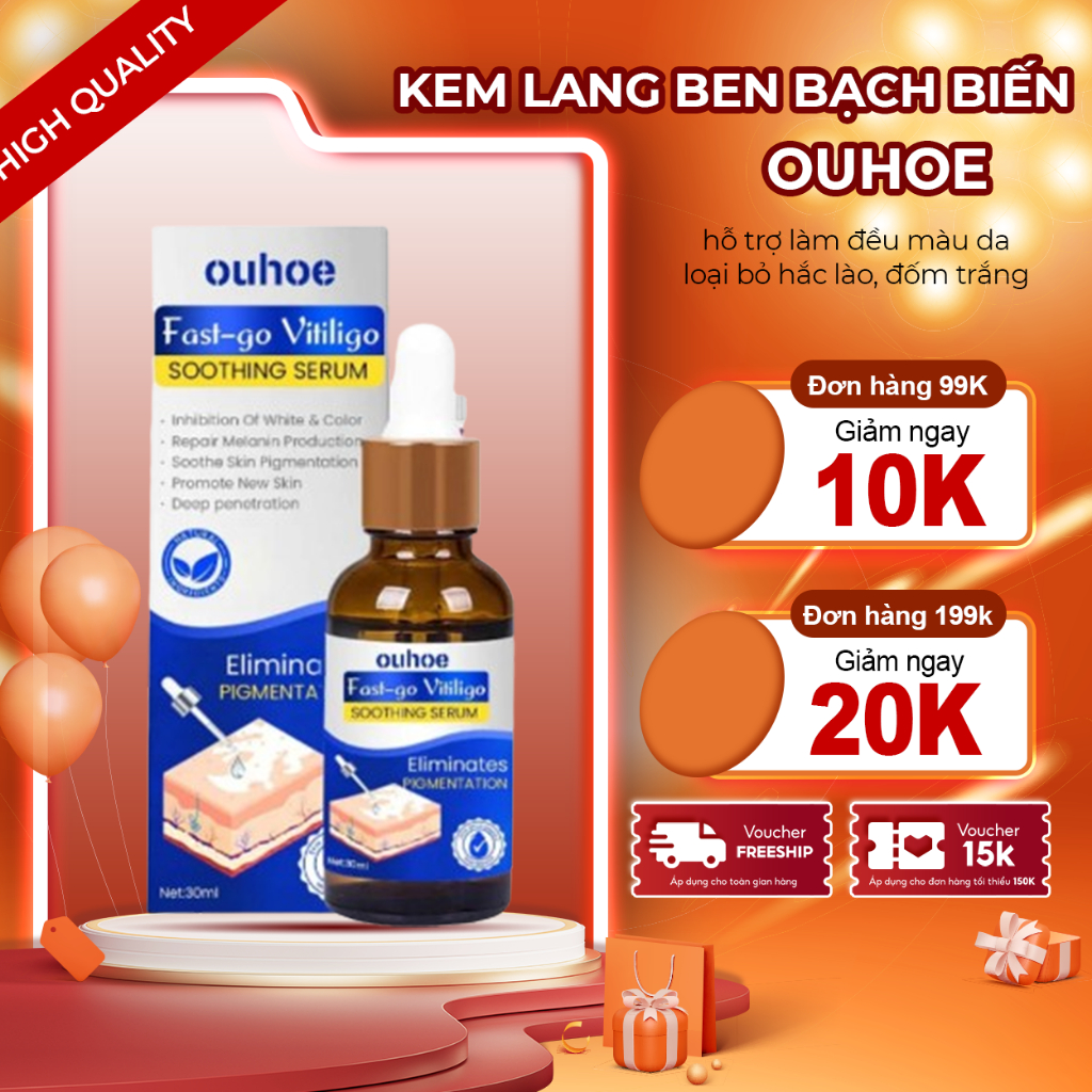 Ouhoe Tinea versicolor and Vitiligo Essence - OUHOE Serum Supports Even ...
