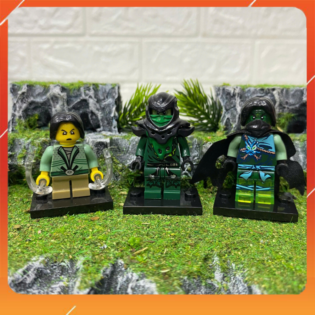 Ninja Minifigures Morro Wind Element Master Assembly Toy Model (New ...