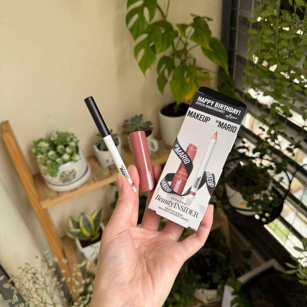 Makeup by Mario mini lip balm and lip liner Set | Shopee Singapore
