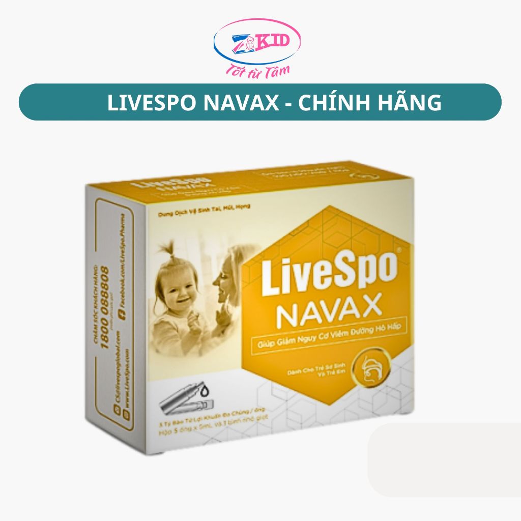 LiveSpo NAVAX KIDS - Probiotic spore ear/nose/throat drops for children ...