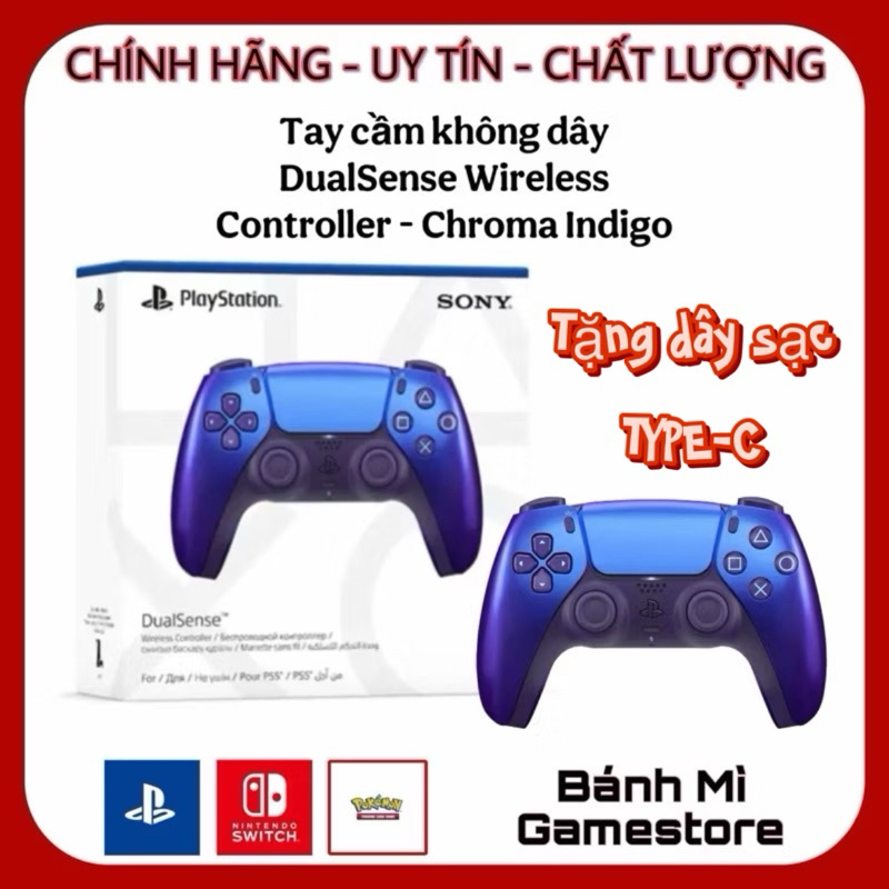 Ps5 Dualsense Wireless Controller Chroma Indigo | Shopee Singapore