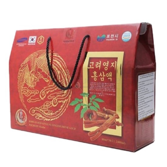 30 PACKAGES OF JEONG WON Ganoderma Red Ginseng Drink (80ml*30packs ...