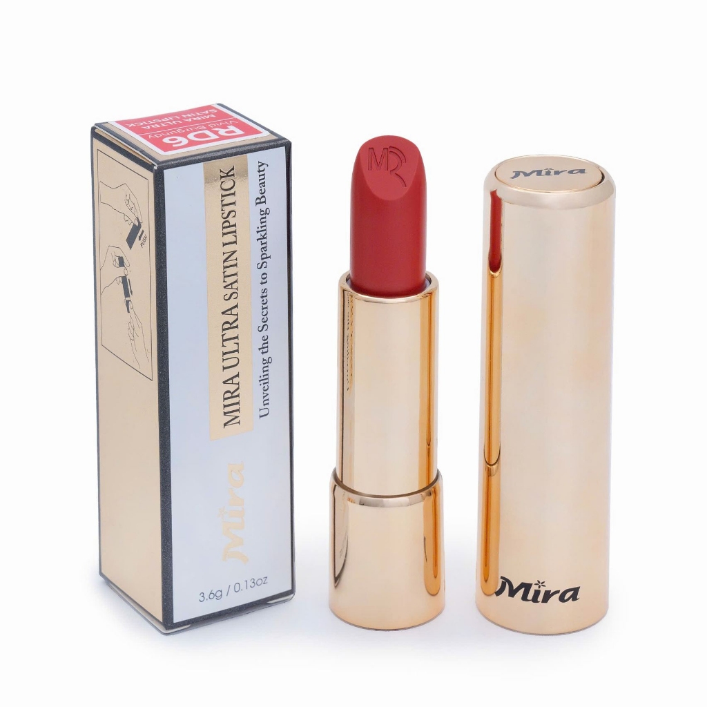 Mira Ultra Satin Lipstick, Moisturizing and Soft Lips 3.6g | Shopee ...