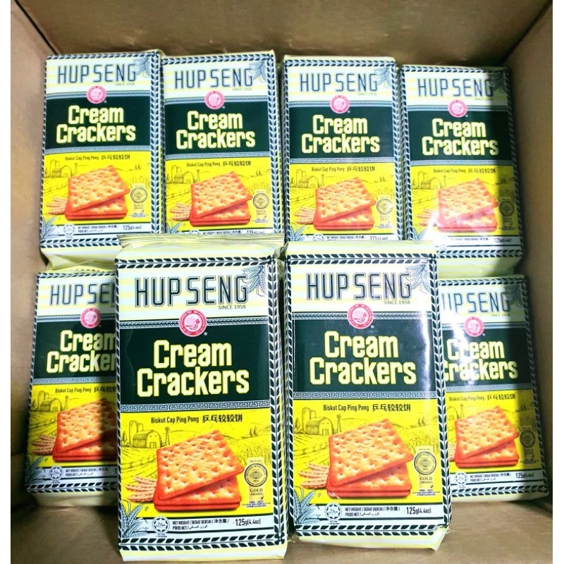 Hup Seng Cream Crackers (125g Pack) | Shopee Singapore