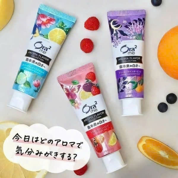 Ora2 Aroma Flavor toothpaste reduces stains on teeth, helps whiten ...