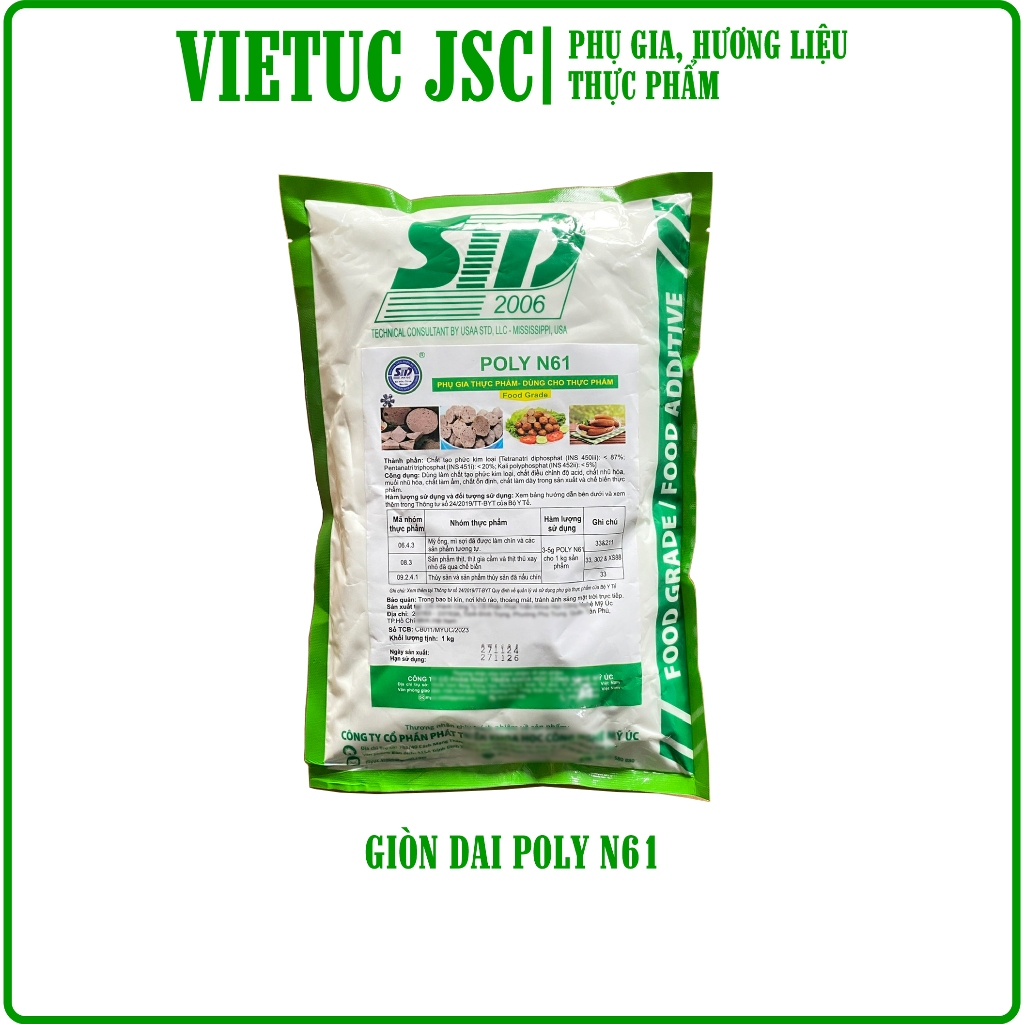 POLY N61 - POLYPHOSPHATE Crispy Agent Replaces Welding|Food Additives ...