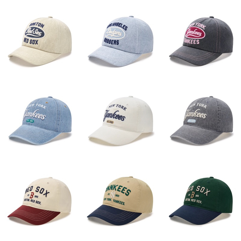 Compilation of new Genuine MLB hat models | Shopee Singapore
