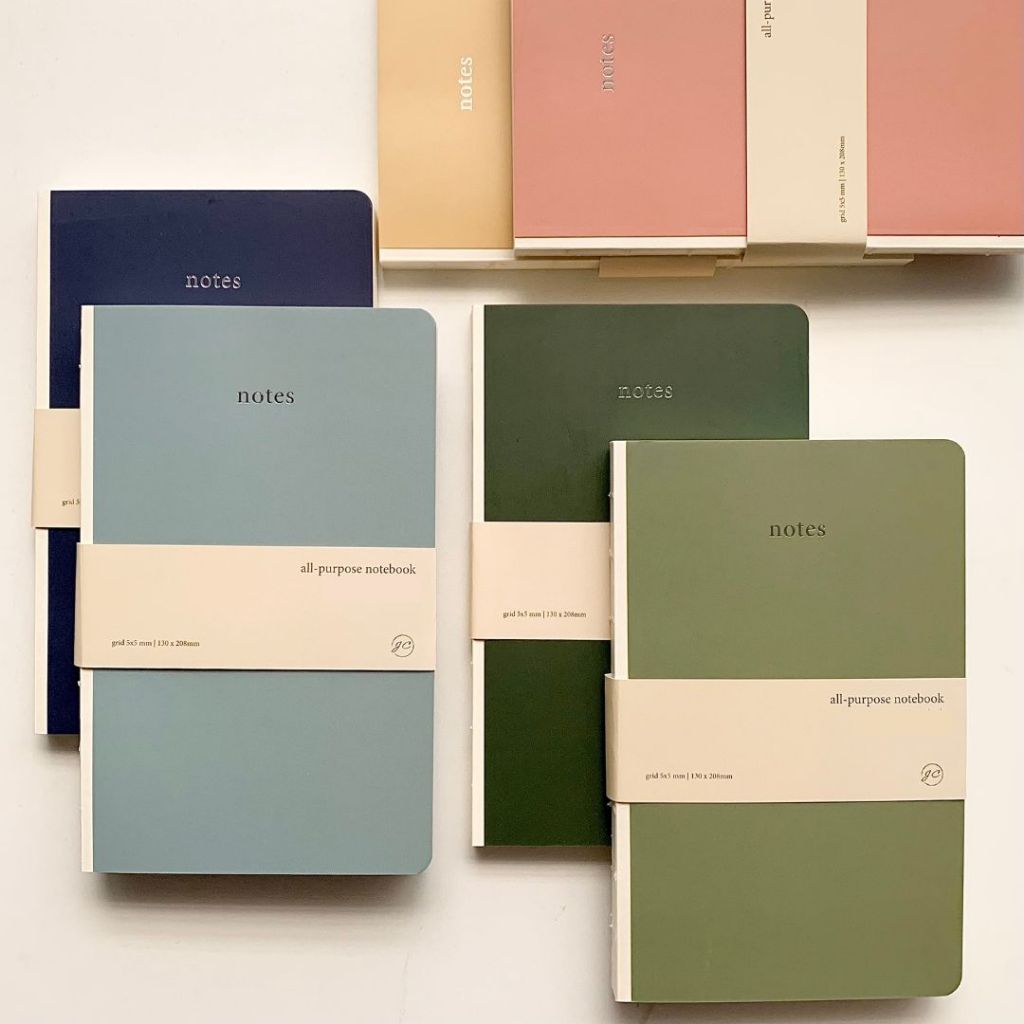 Vintage Notebook with 100gsm thick checkered paper - All-purpose ...