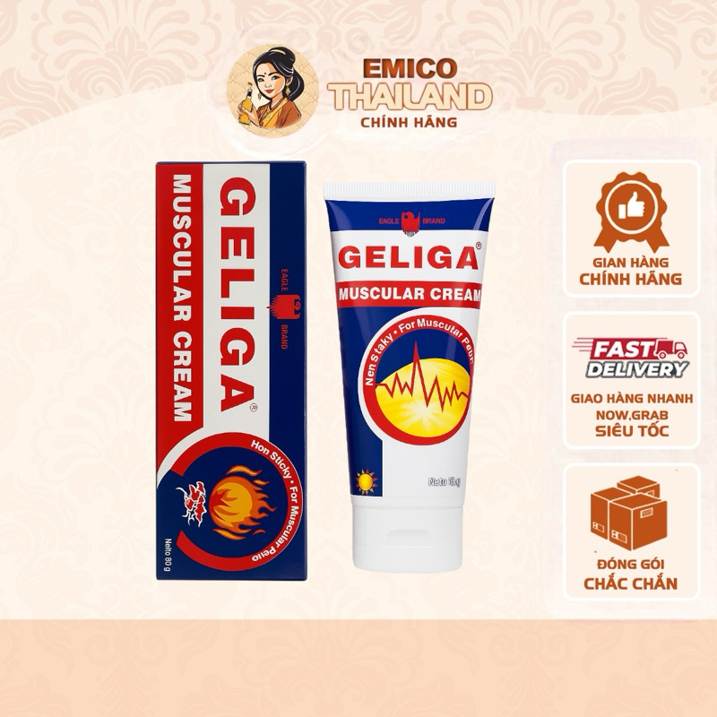 Geliga Muscular Cream for Pain Relief, Numbness in Limbs and Limbs, 60g ...