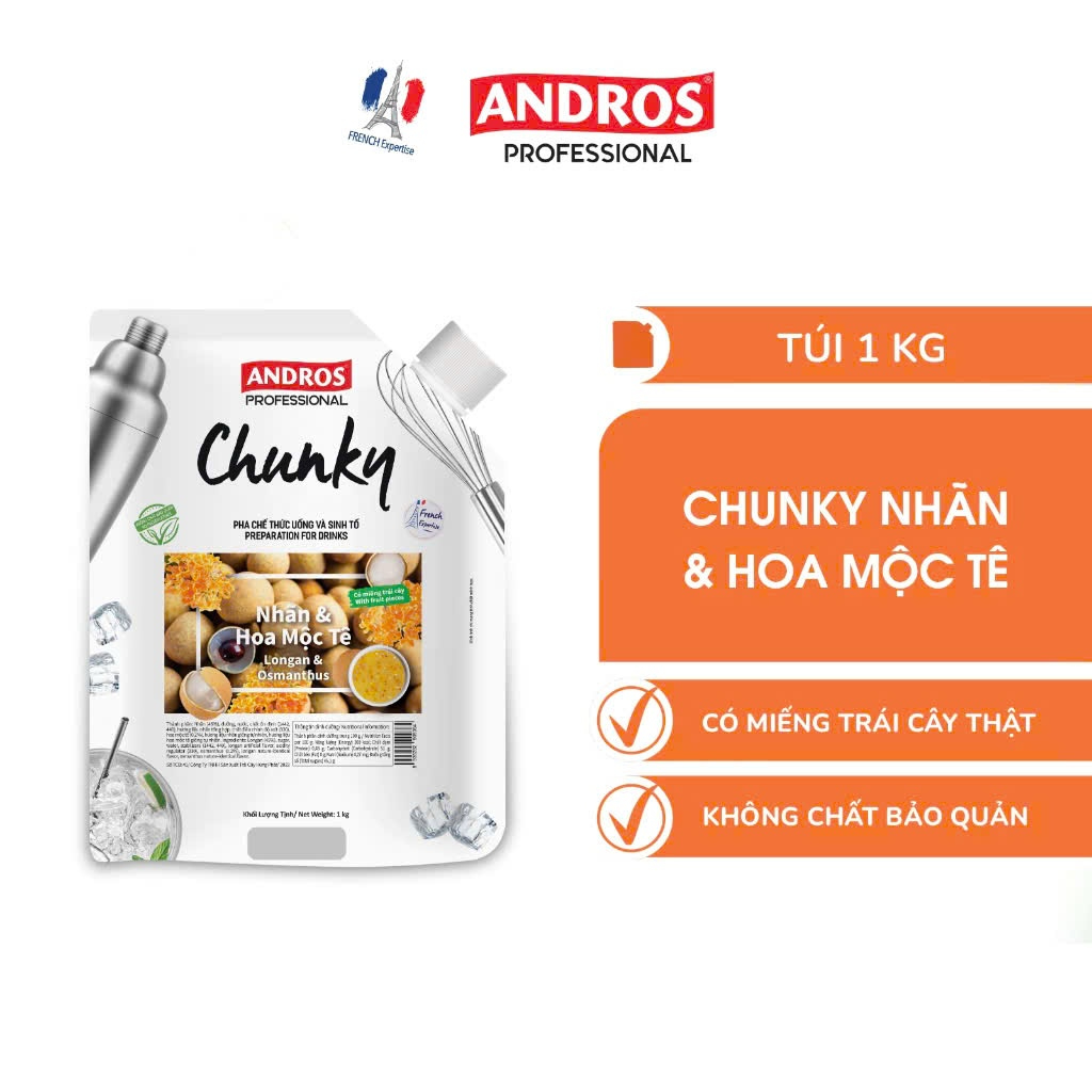 Andros Chunky Longan and Osmanthus Jam 1 Kg Bag | Shopee Singapore