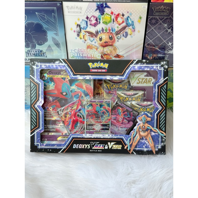 Pokémon TCG: Deoxys VMAX & VSTAR Battle Box | Shopee Singapore