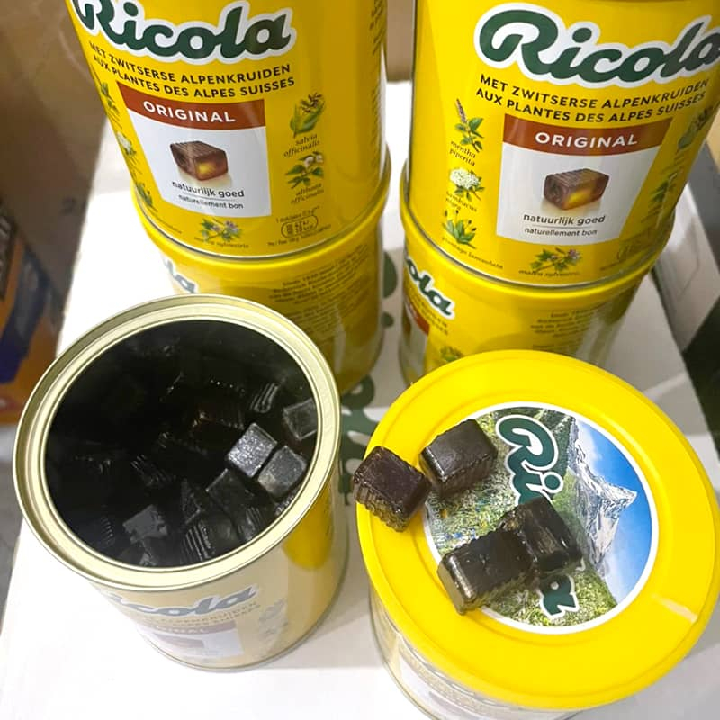 Ricola Herbal Sugar-Free Cough Lozenges - Germany (100 tablets ...