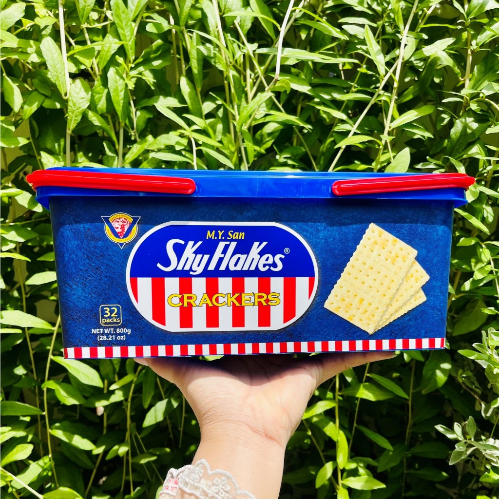 [ 800G BOX ]M.Y.San Sky Flakes Crackers Philippine Sugar-Free Cookies ...