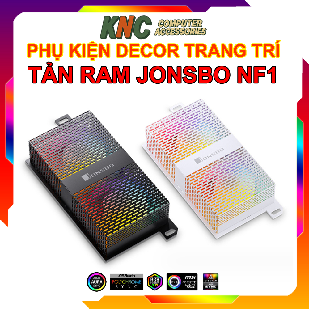 Jonsbo NF-1 5v ARGB Led Ram Heatsink Mainboard Synchronization ...