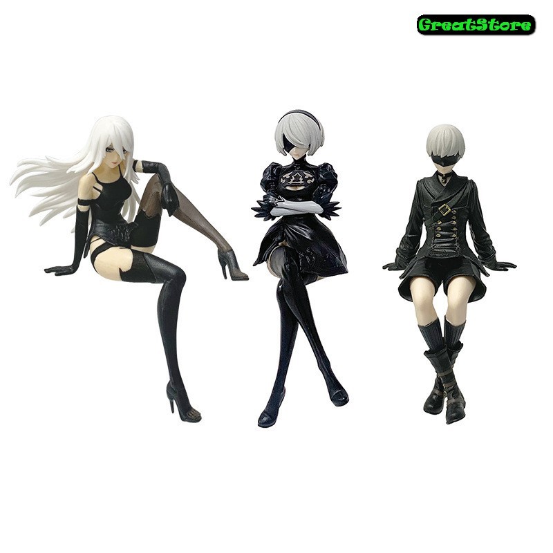 [ Available ] Nier: Automata 2B A2 9S sitting position Nier Action ...