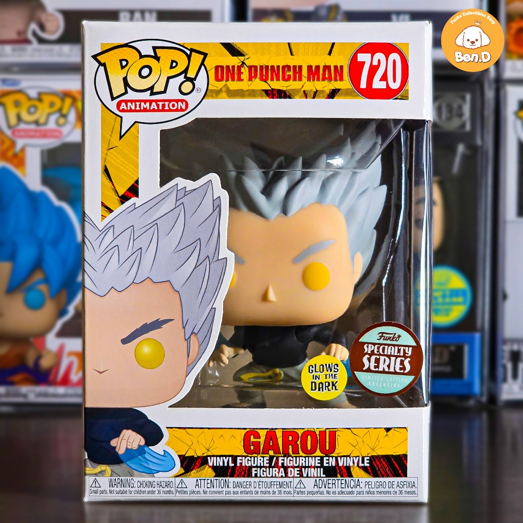FUNKO POP! Fiko POP Figure! Animation: One Punch Man - Garou (GLOW) 720 ...